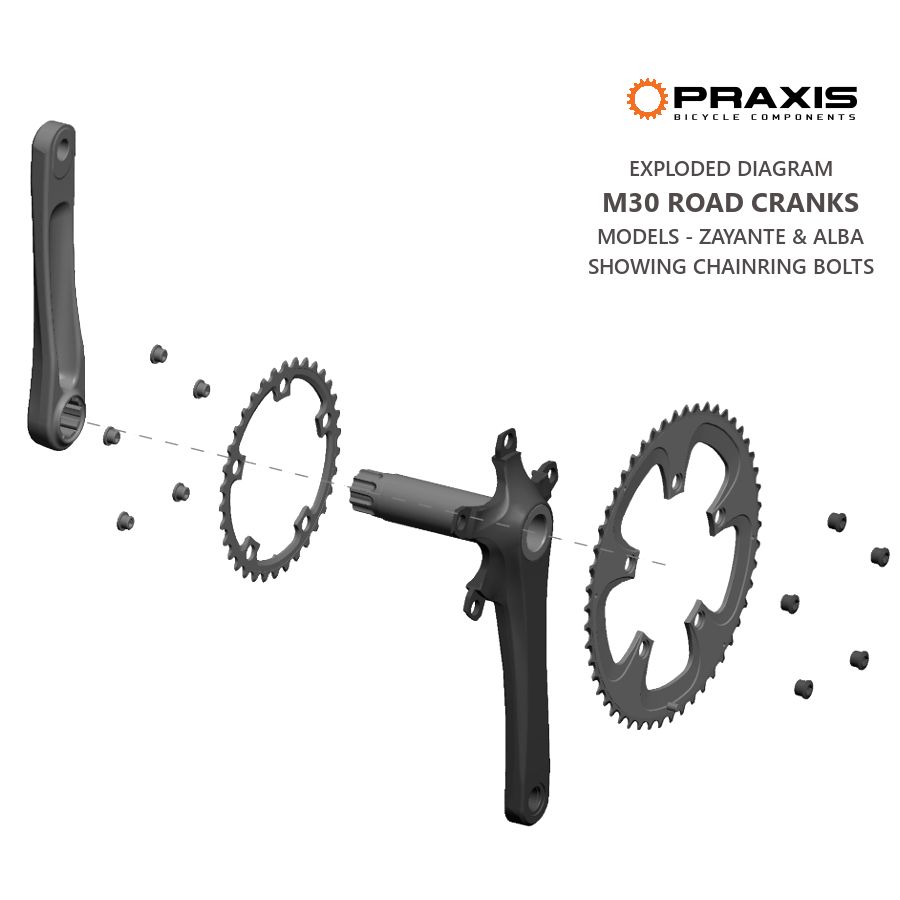 Crankset bolts store