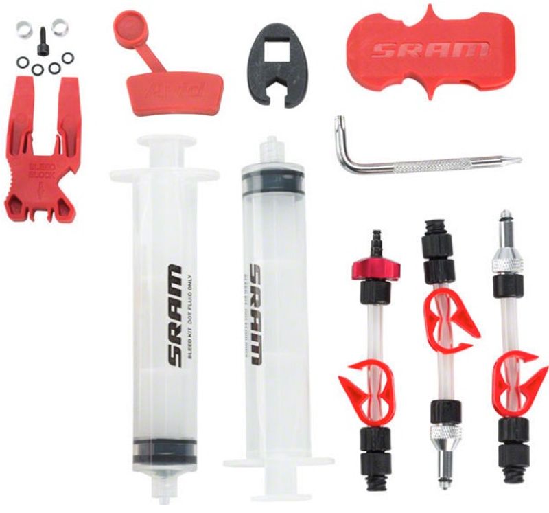 Standard Brake Bleed Kit (includes 2 syringes/fittings, bleed blocks ...