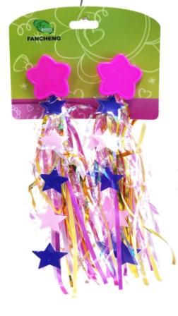 Streamers, Laser Finish with Stars (Pink, Purple, Yellow) 'Princess St ...